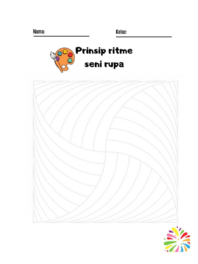 LKPD Ritme Dalam Seni Rupa | PDF