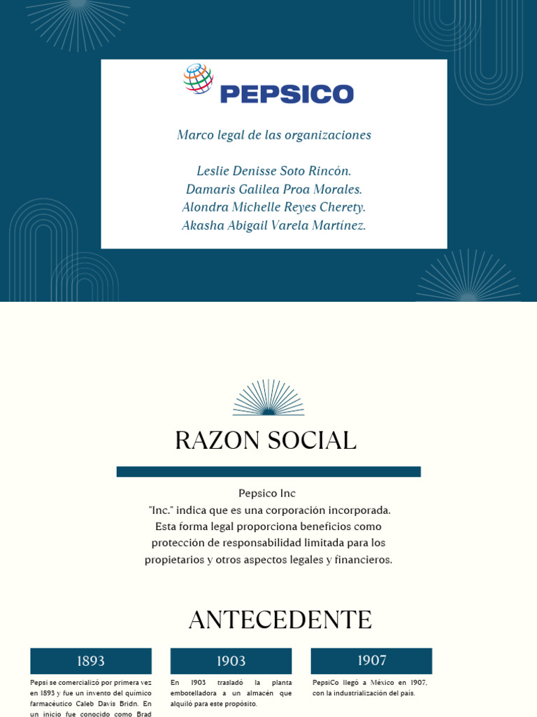 Historia y Expansión de PepsiCo | PDF | Pepsi Co