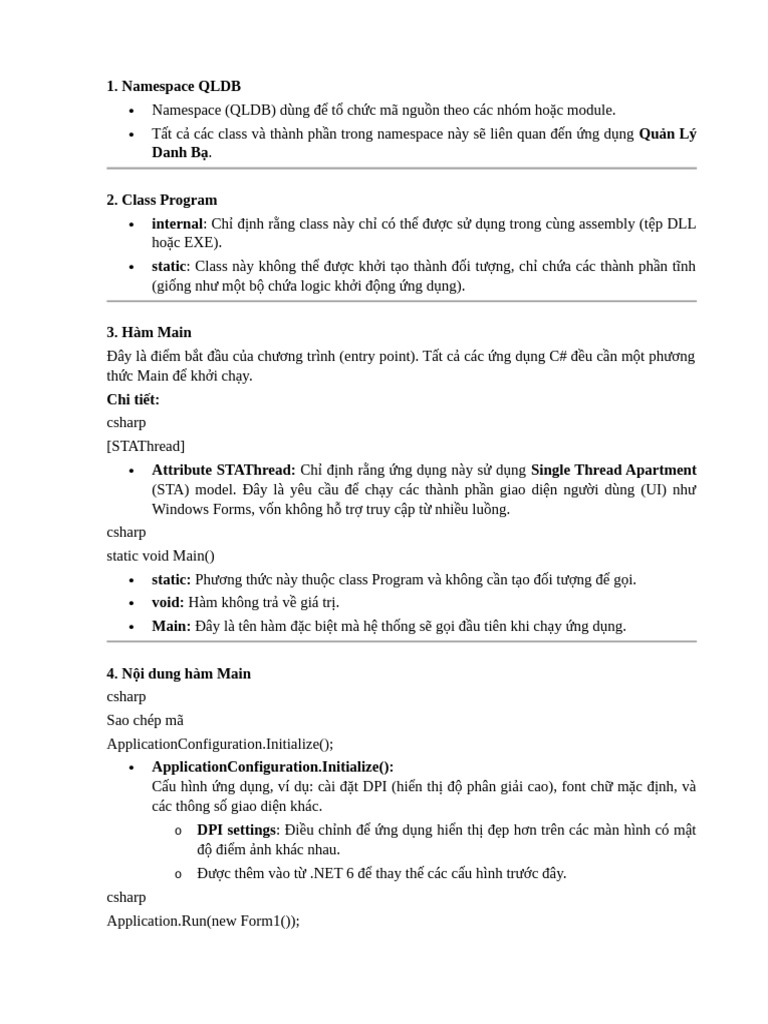 Giải thích code | PDF