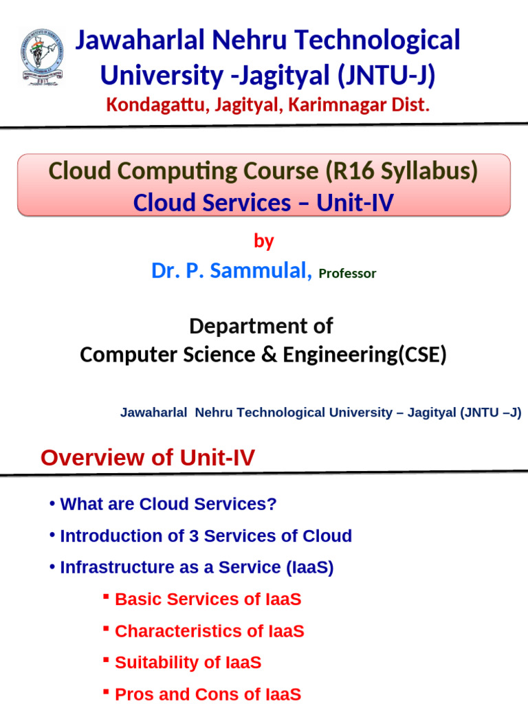 CC Unit-IV | PDF | Cloud Computing | Platform As A Service
