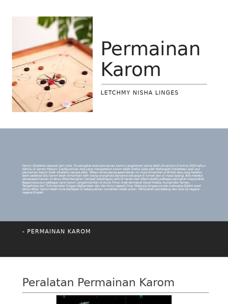 Permainan Karom | PDF