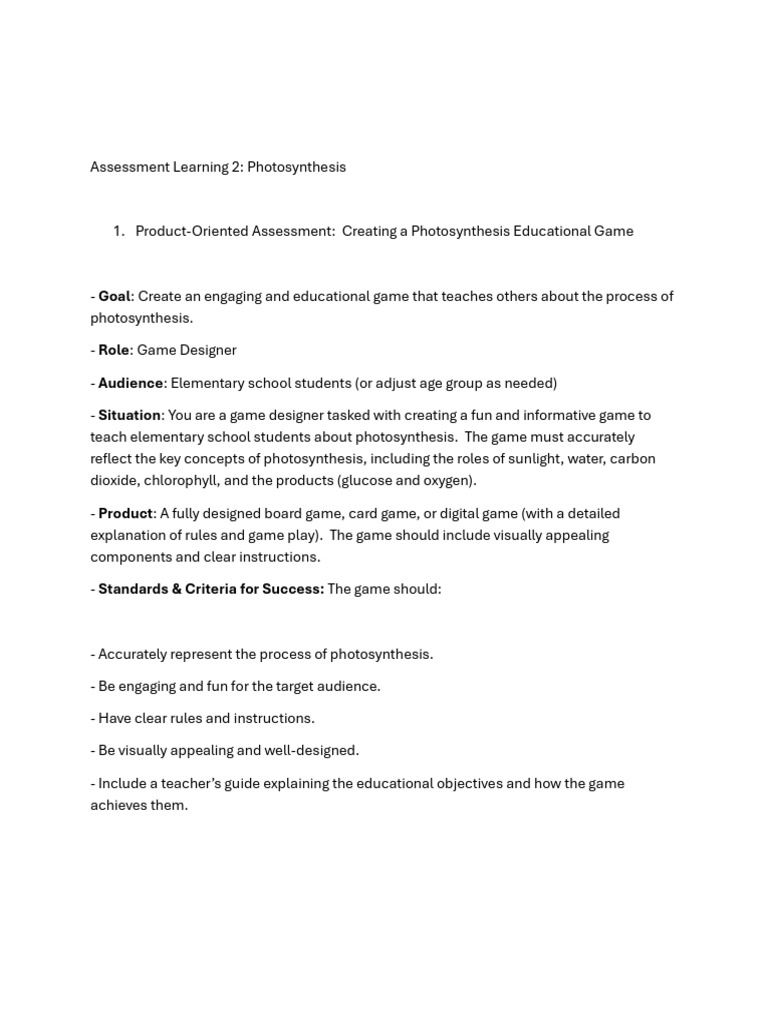 Revised Design A Procedure Oriented and Process Oriented Performance ...