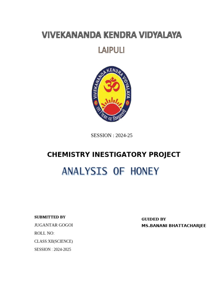 Honey Analysis | PDF | Honey | Magnesium
