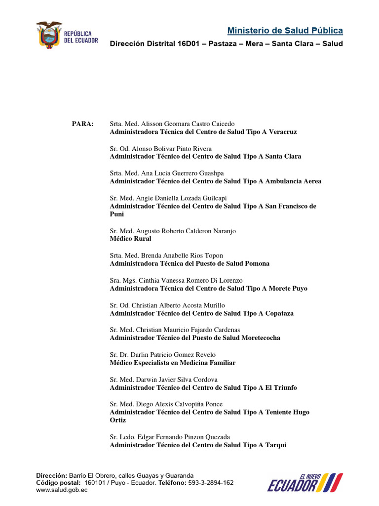 MSP CZ3 DD16D01 2024 11072 | PDF | Medicina | Cuidado de la salud