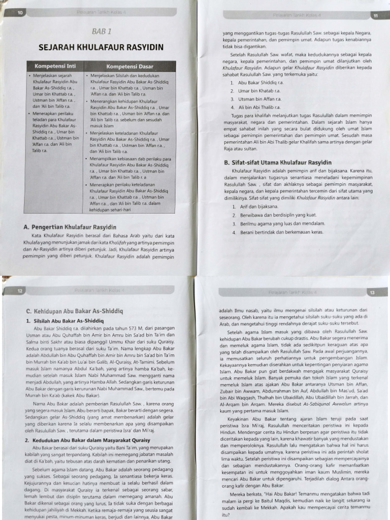 SKI Kelas 4 Sem1 | PDF