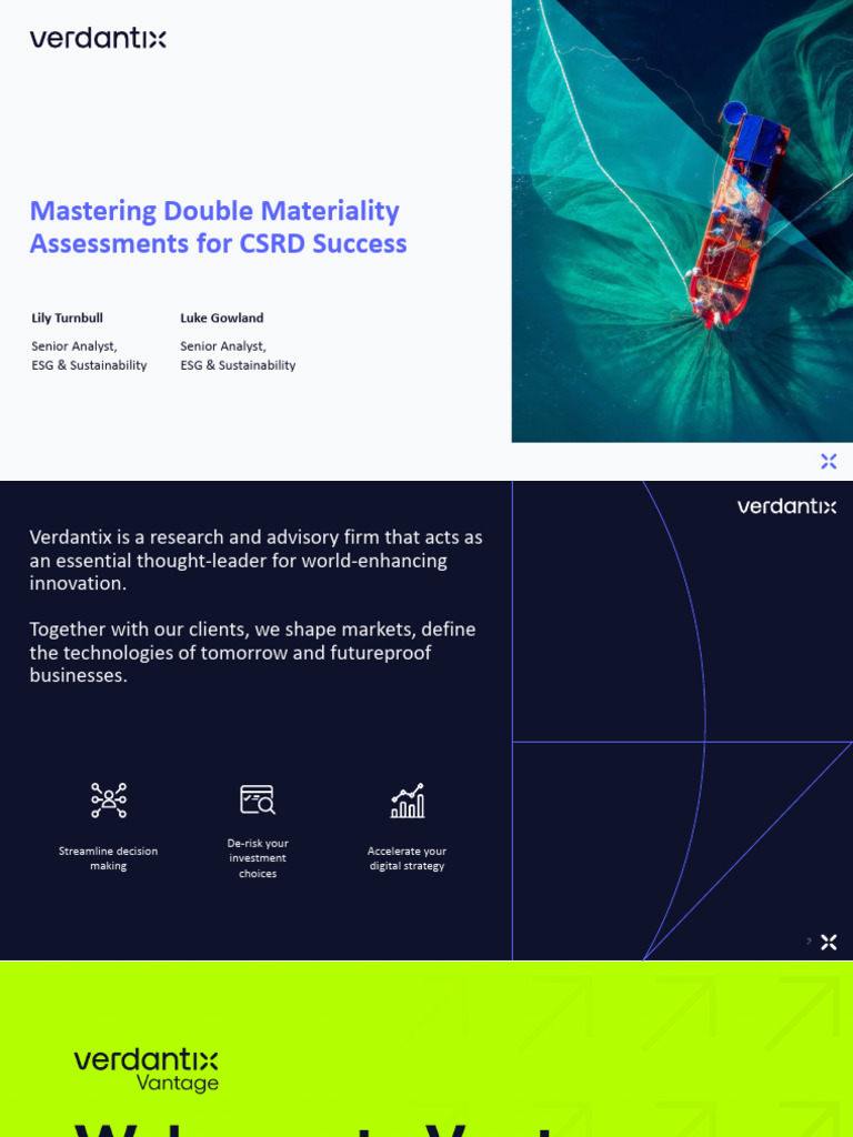 Mastering Double Materiality Assessments For CSRD Success: Luke Gowland ...