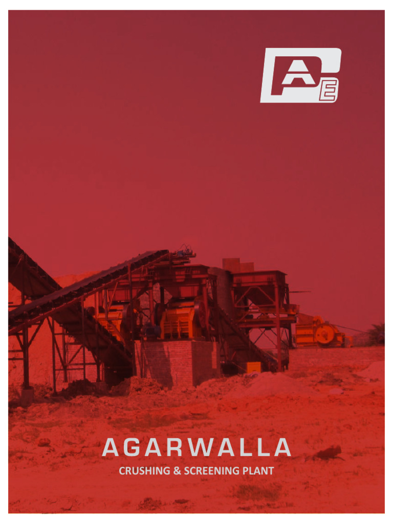 Agarwalla Crushers - Bpa Pakur - Catalog | PDF | Bearing (Mechanical) | Mechanical Engineering