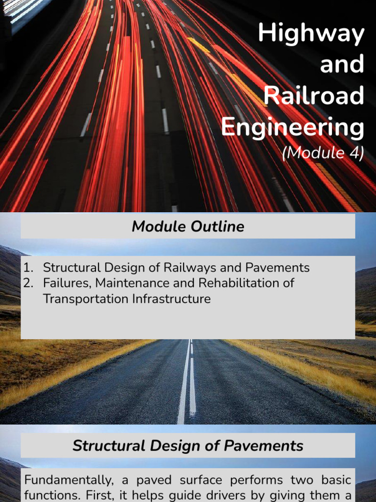 Highway and Railroad Engineering - Module 4 | PDF | Road Surface | Materials