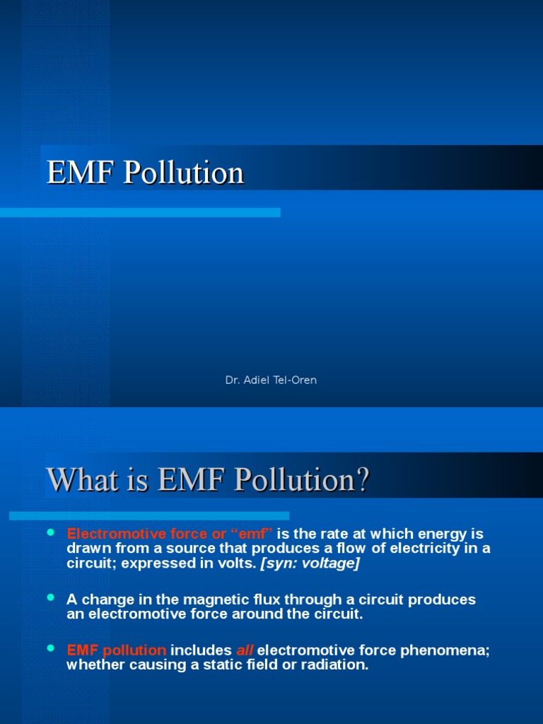 EMF (Electromagnetic) Pollution and Remediation | PDF | Inductor ...