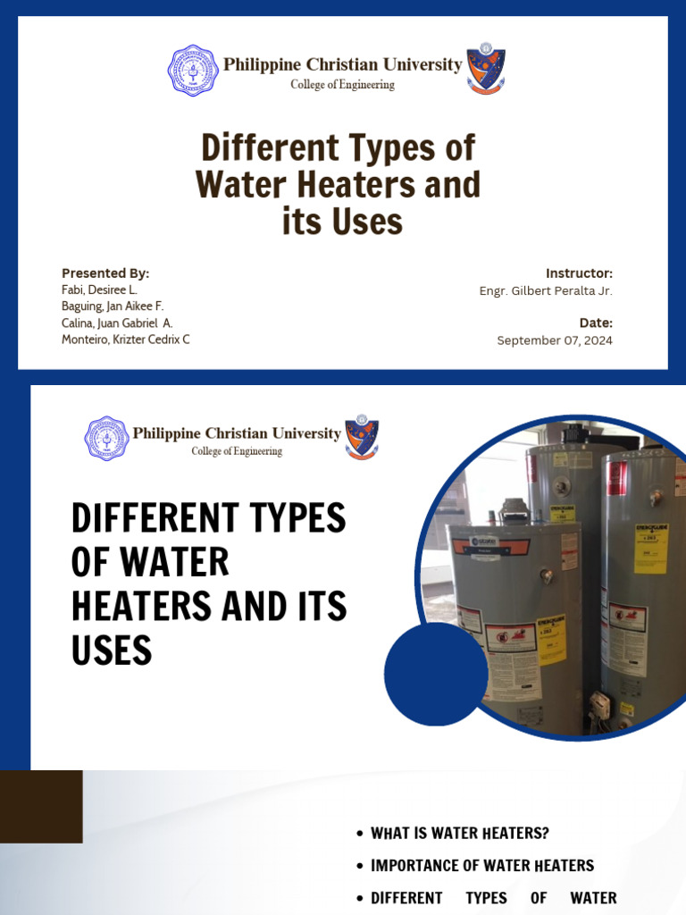 Engineering Students' Guide to Water Heaters | PDF | Water Heating ...