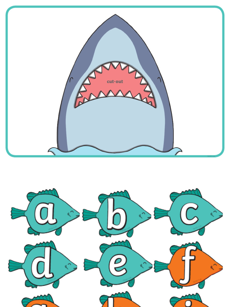 Shark Initial Sounds Game | PDF