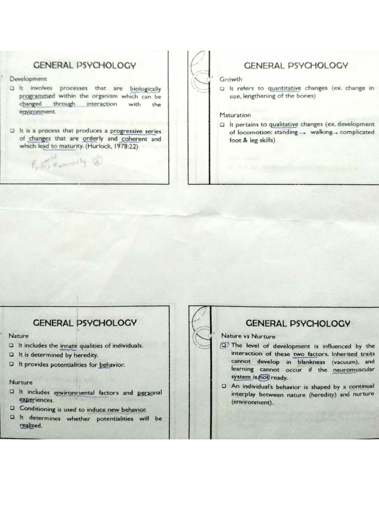Psychology 2 Lessons | PDF