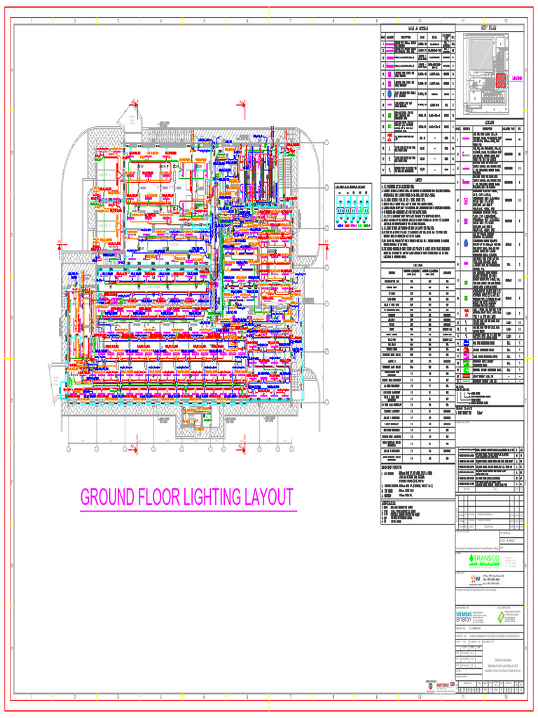 Ground Floor Lighting Layout: Transco | PDF