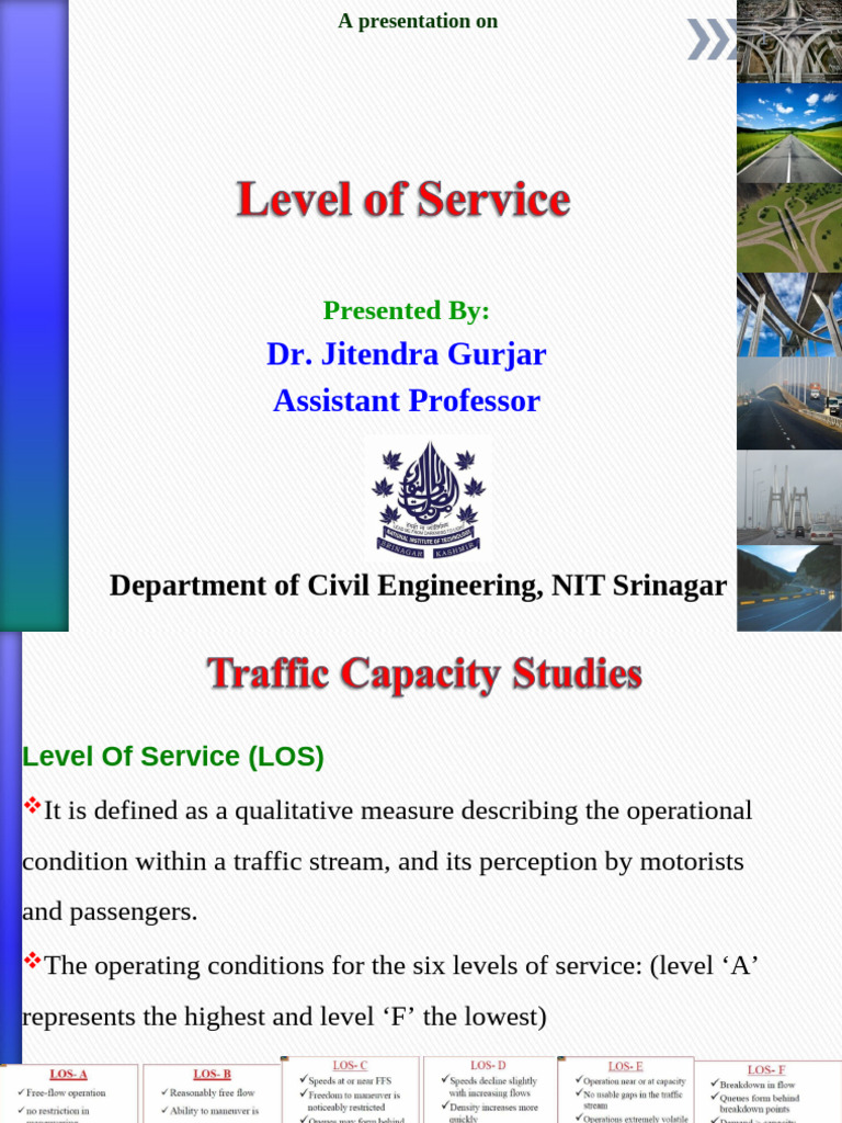 Understanding Traffic Level of Service | PDF | Traffic | Lane
