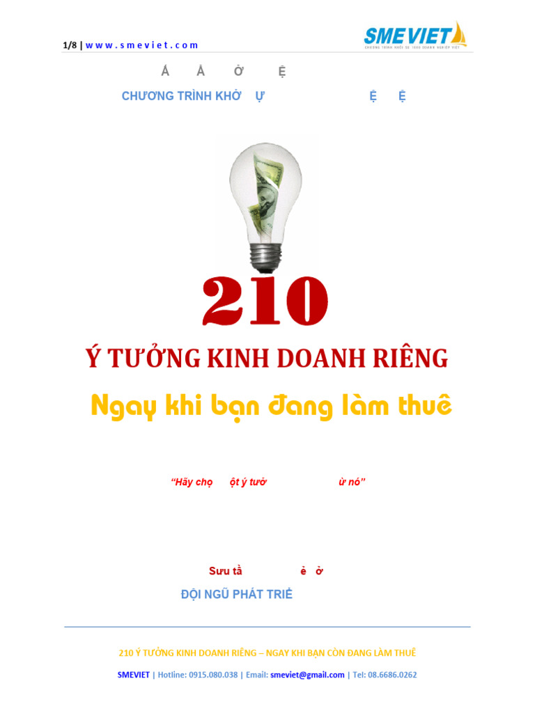210 Ý Tư NG Kinh Doanh Riêng | PDF