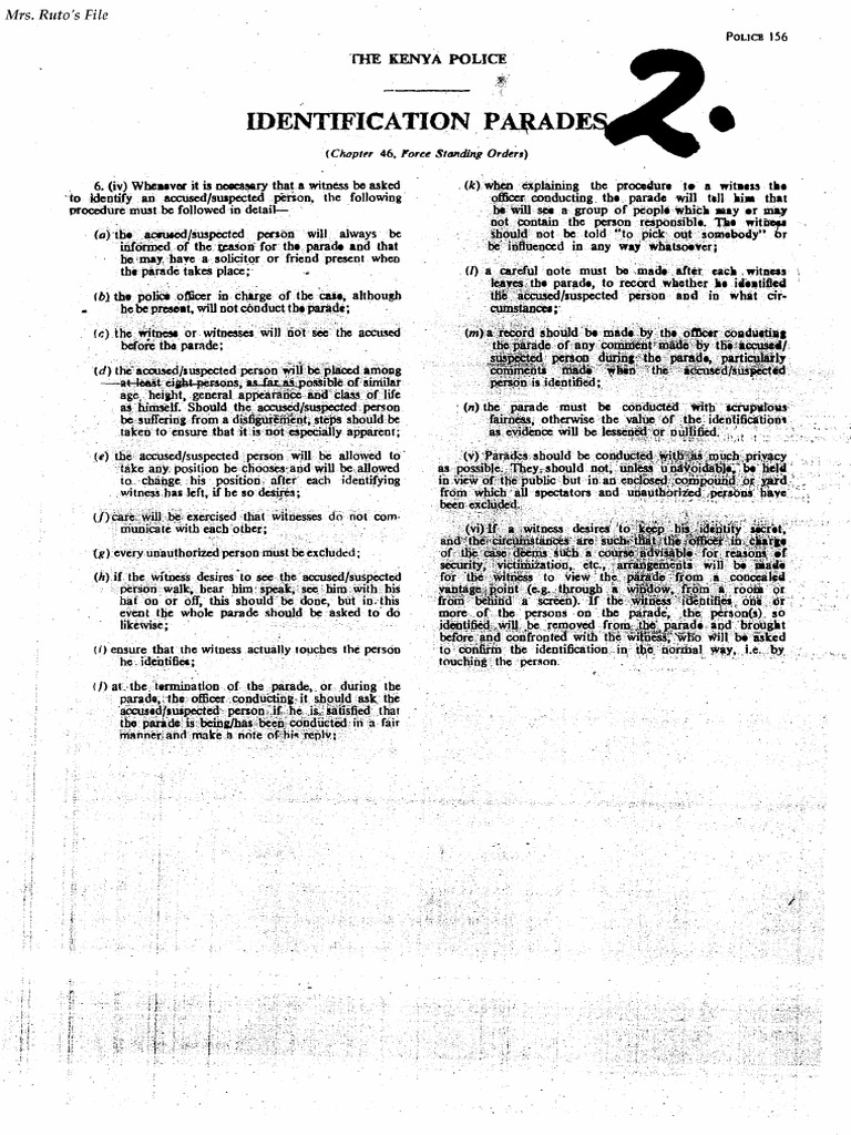 Identification Parades | PDF