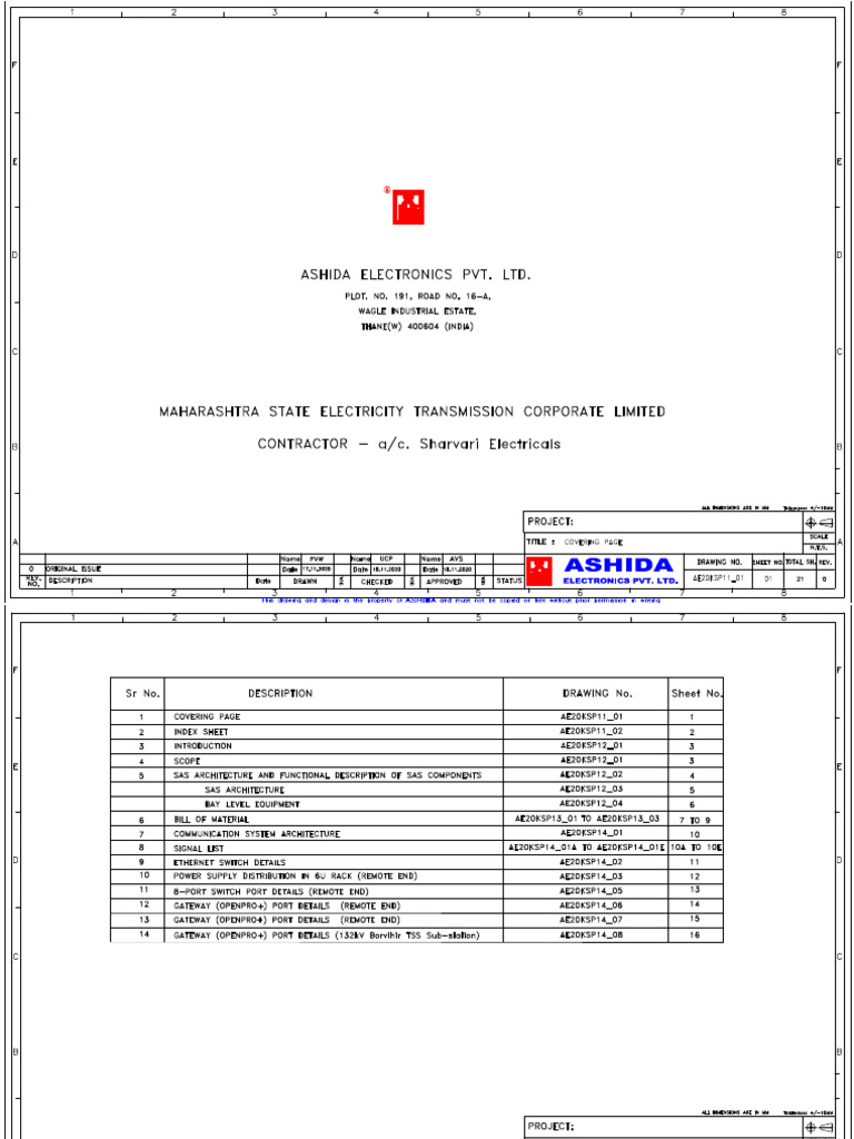 132KV Borvihir TSS_Rev0 | PDF | Electrical Substation | Scada