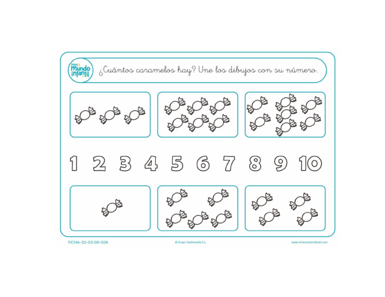Conteo Dulces | PDF