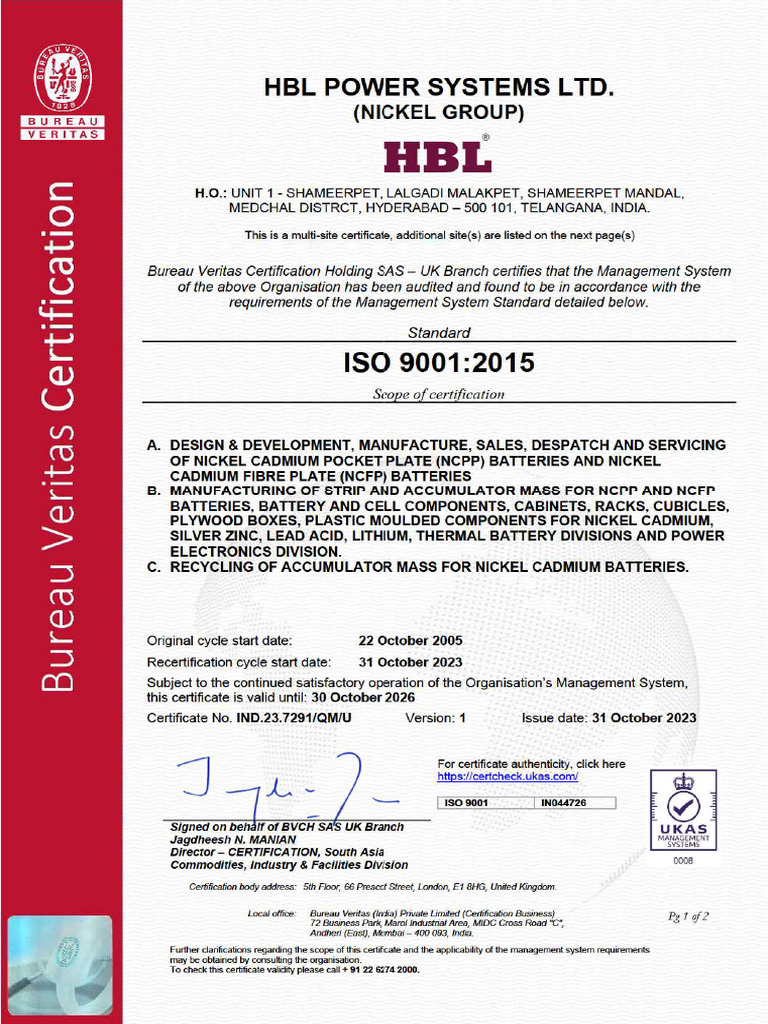 ISO 9001-Nickel | PDF