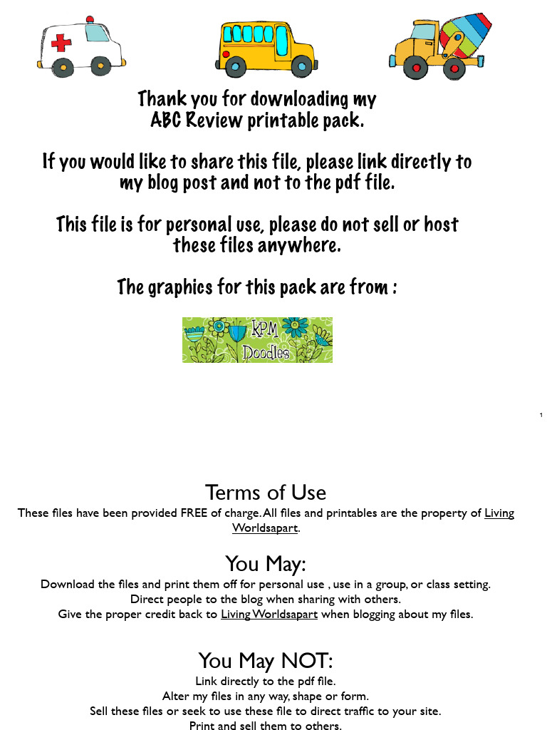 ABC review pack | PDF