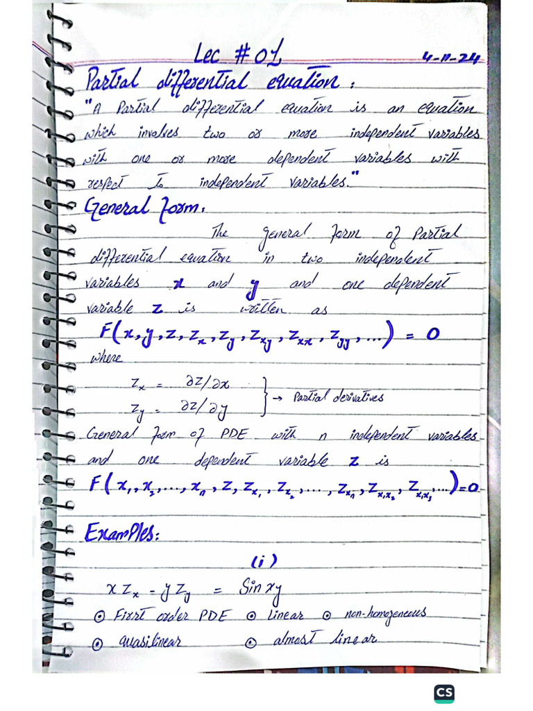 PDEs | PDF | Technology & Engineering