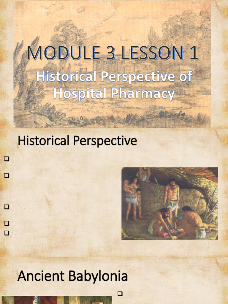 MODULE 3 LESSON 1 | PDF | Pharmacy | Health Care