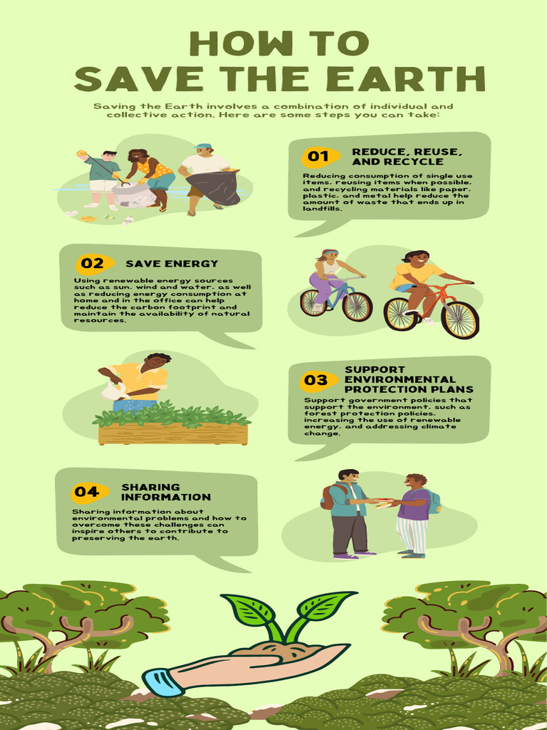 Save the Earth: Tips for Action | PDF | Science & Mathematics