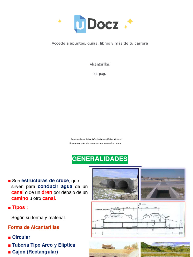 Alcantarillados | PDF | Puente | Canal