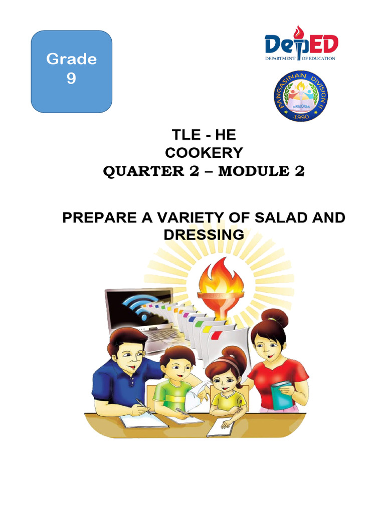 q2 Module2 g9 Cookery Balungaonhs | PDF | Mayonnaise | Salad
