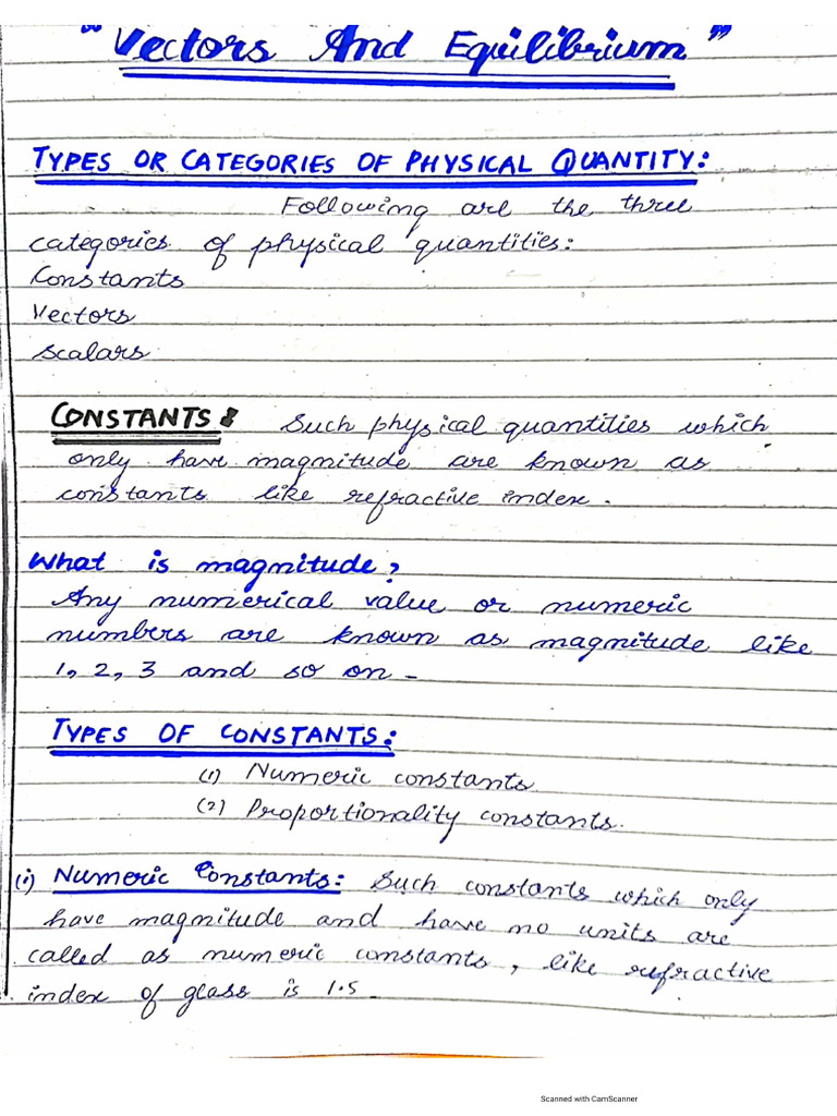 Chp#2 (Vectors & Equilibrium) | PDF
