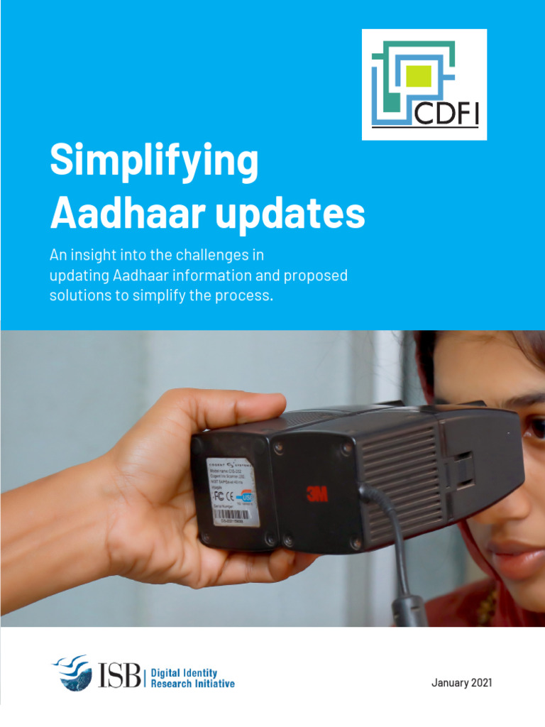 Simplifying Aadhaar Updates | PDF | Websites | Identity Document