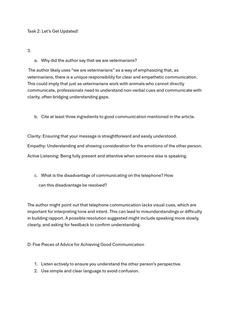 Mark David Task 2 | PDF | Language Arts & Discipline