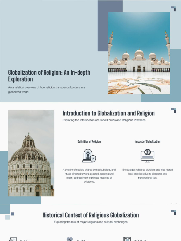 Lesson 9 Globalization of Religion | PDF
