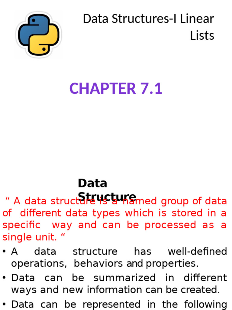 7 1 Data Structures I Linear Lists Pdf Queue Abstract Data Type Computer Programming