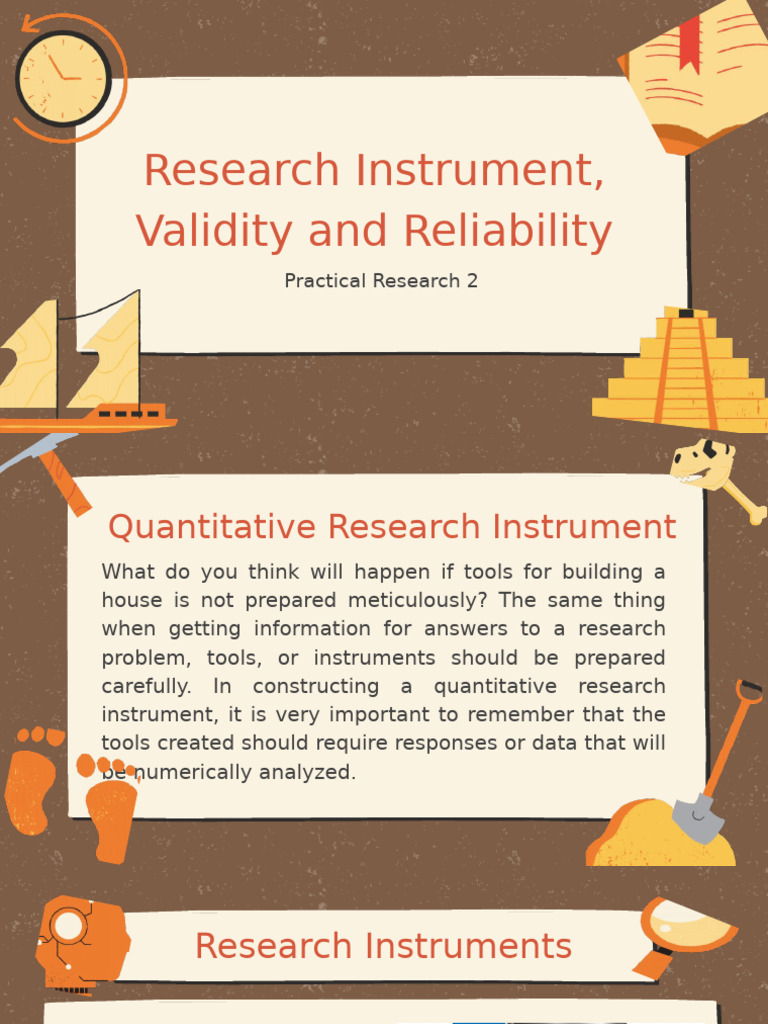 Research Instrument Validity and Reliability | PDF | Validity (Statistics) | Likert Scale
