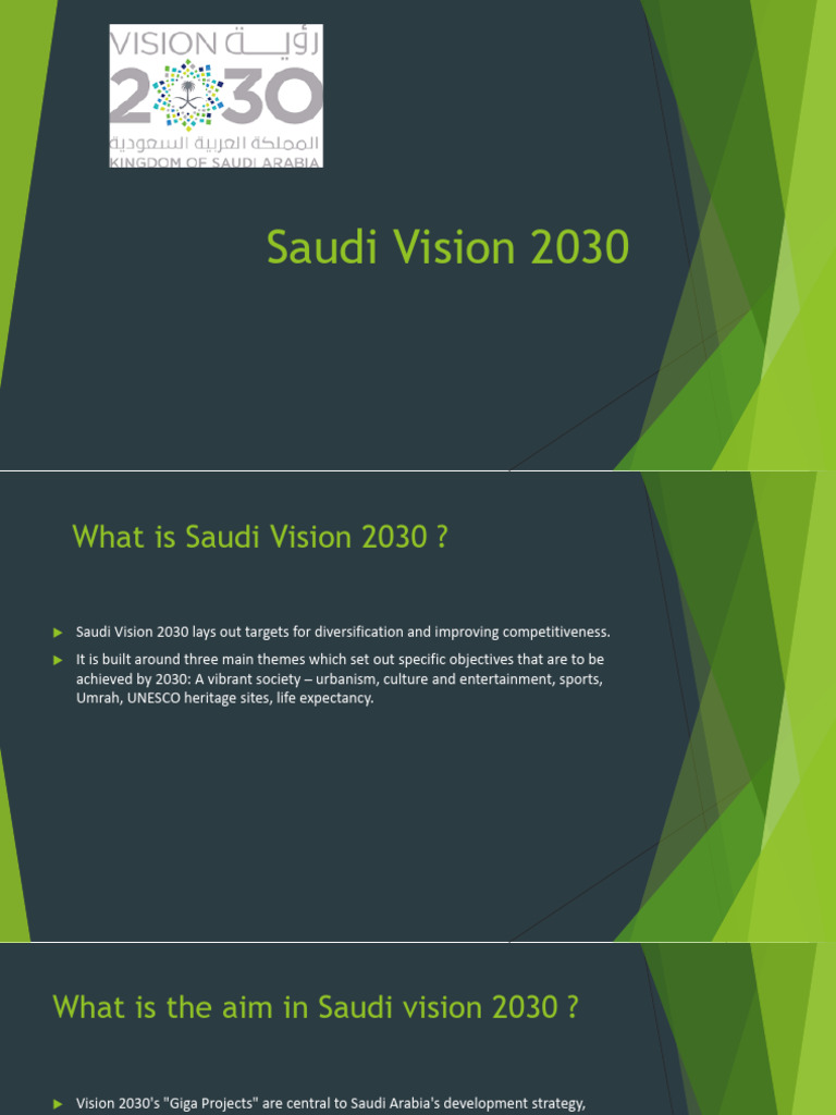 Saudi Vision 2030 Overview | PDF | Business