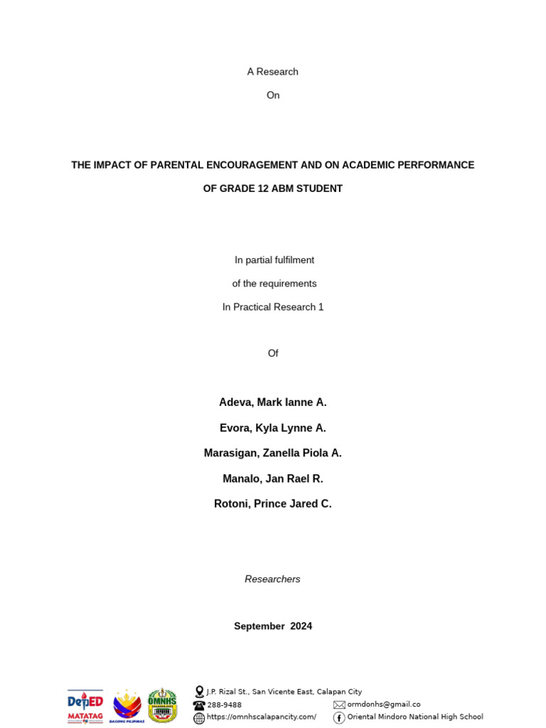 Chapter 1 5 Final Group8 | PDF | Self Efficacy | Motivation