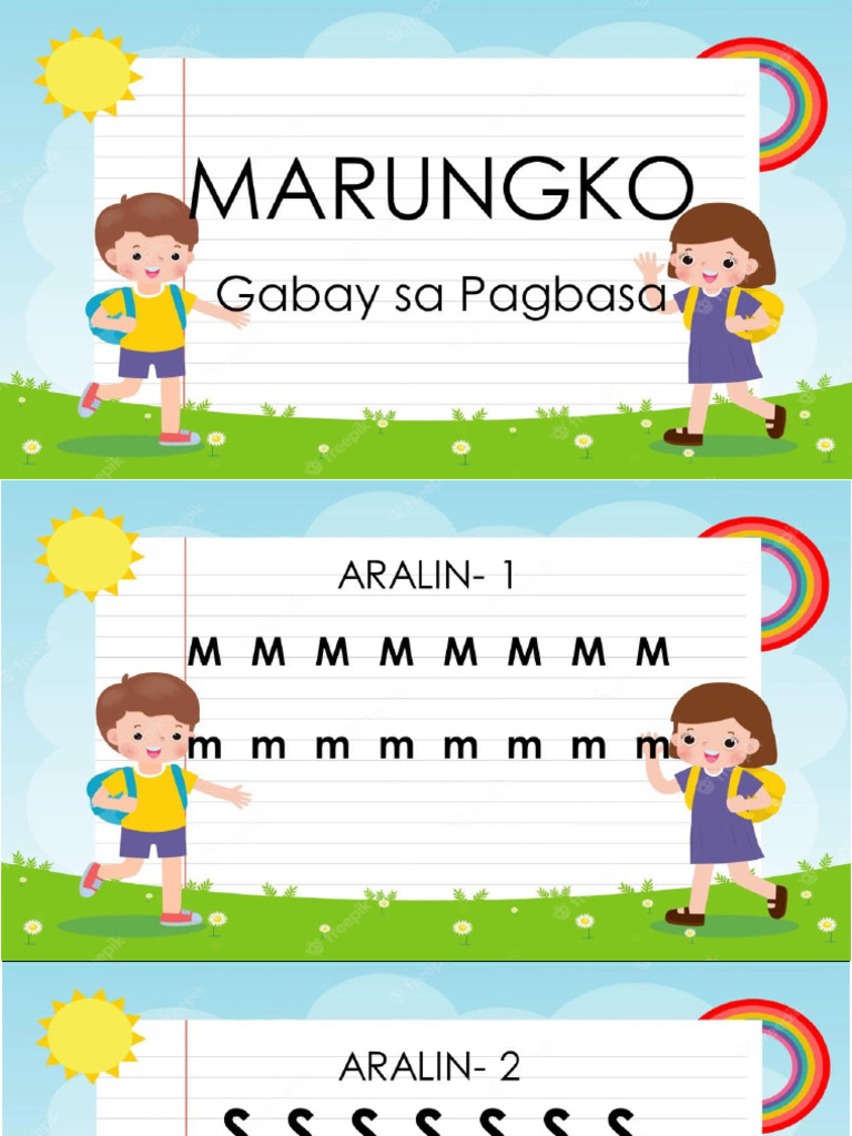 Pagsasanay Sa Pagbasa Marungko Curricullum | PDF