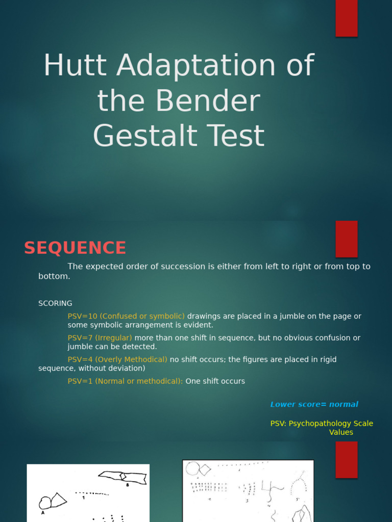 Hutt Adaptation of The Bender Gestalt Test | PDF | Psychology ...