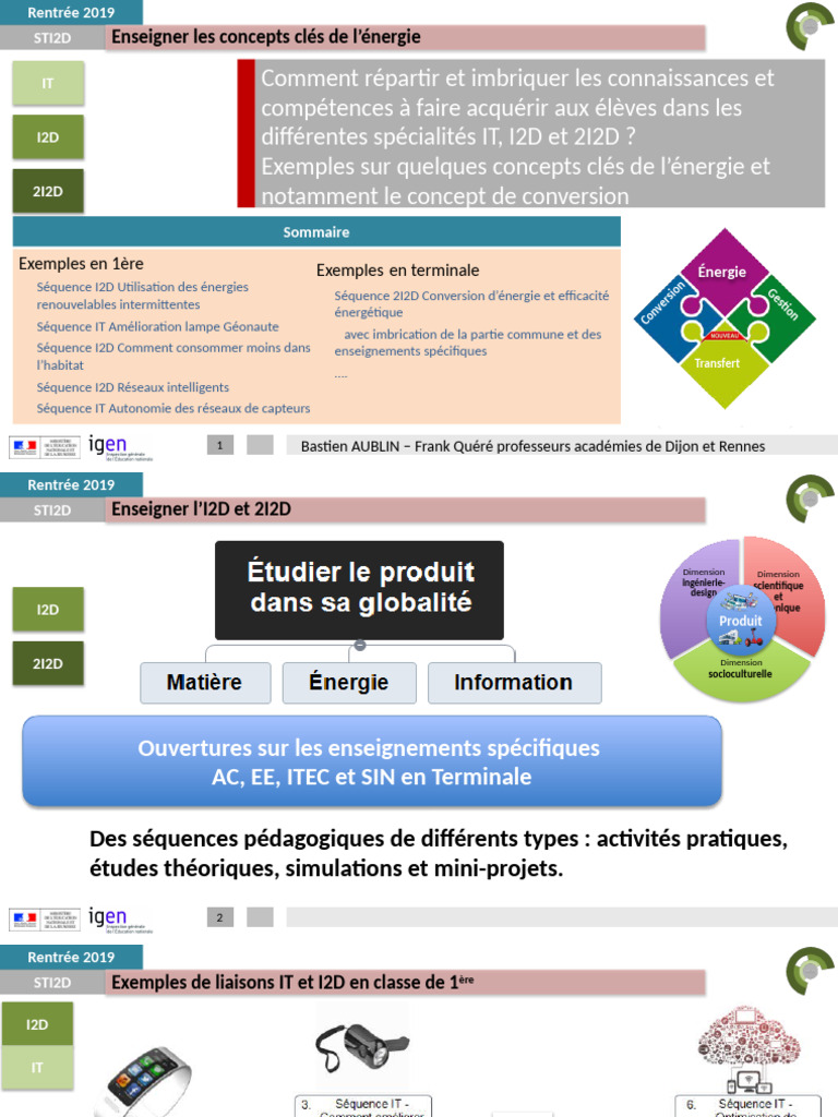 Exemple de Sequences Autour Du Concept de Conversion en Sti2d | PDF | Chaleur | Développement ...