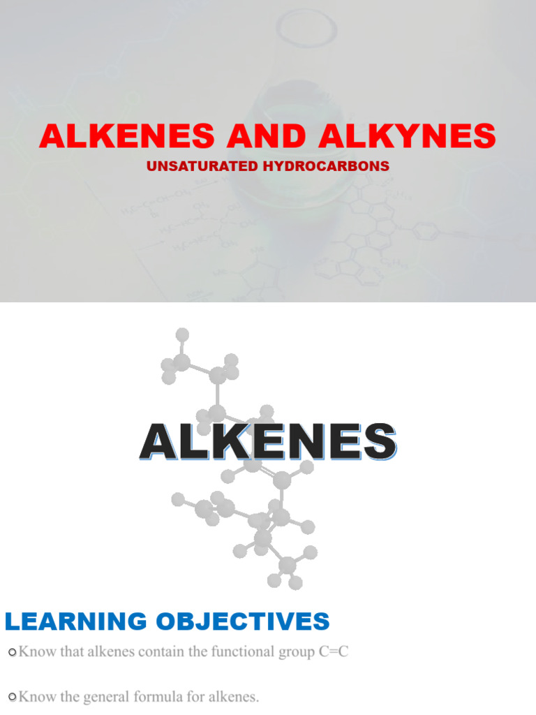 Alkenes and Alkynes | PDF | Alkene | Cracking (Chemistry)
