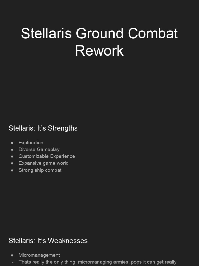Stellaris Ground Combat Rework | PDF | Infantry | Military