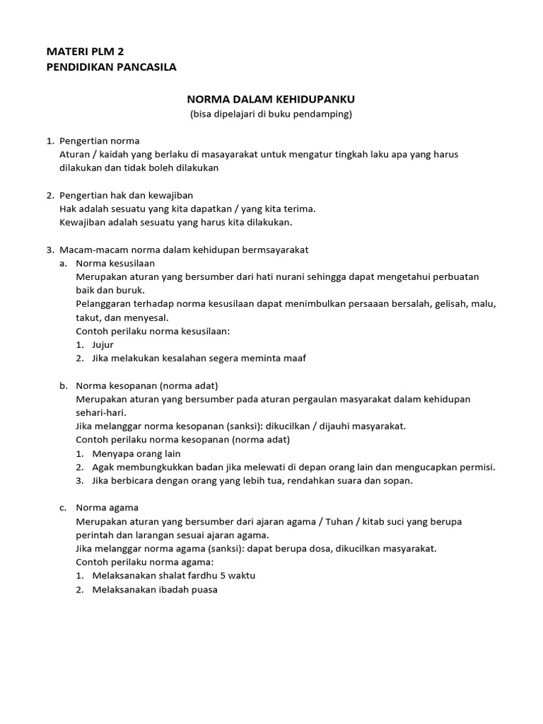 2 Materi PP Norma (Materi PLM2) | PDF