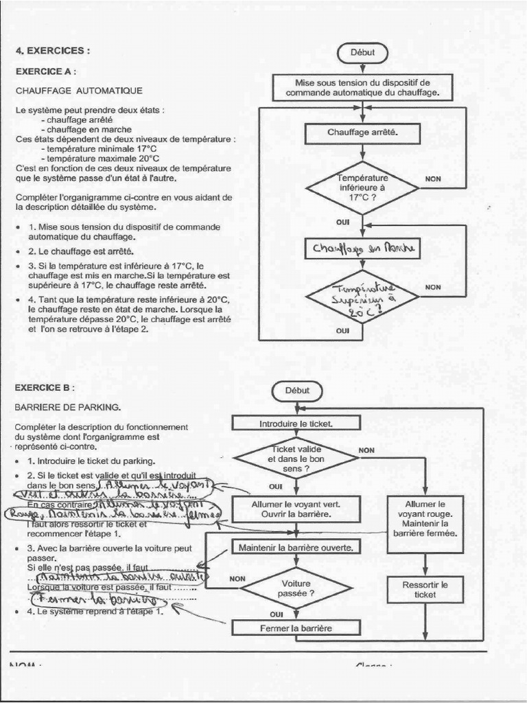 3eme Techno Correction Exercice | PDF