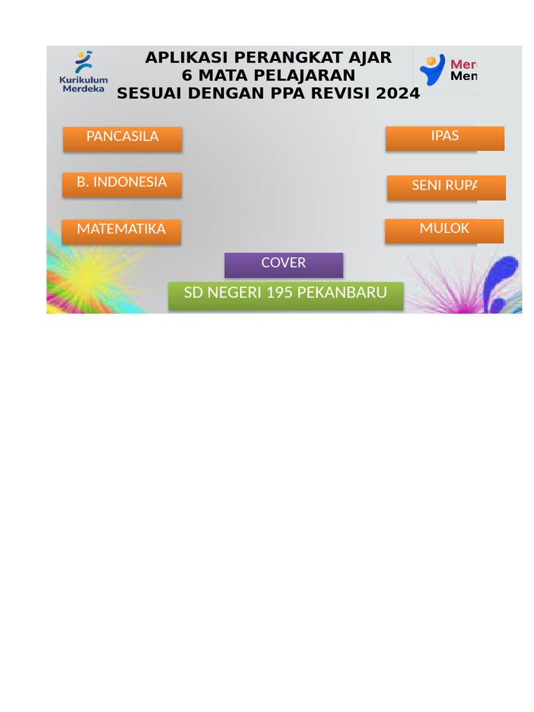 Perangkat Ajar Kelas 6 | PDF