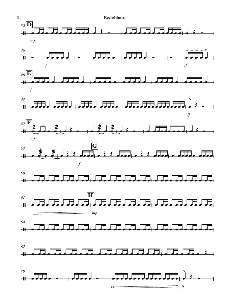 Redoblante 2 | PDF