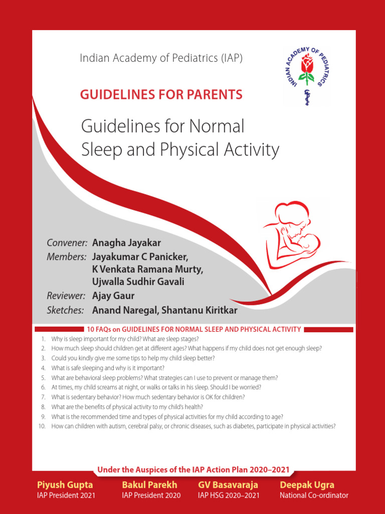 Guidelines For Normal Sleep and Physical Activity | PDF | Sleep | Rapid Eye Movement Sleep