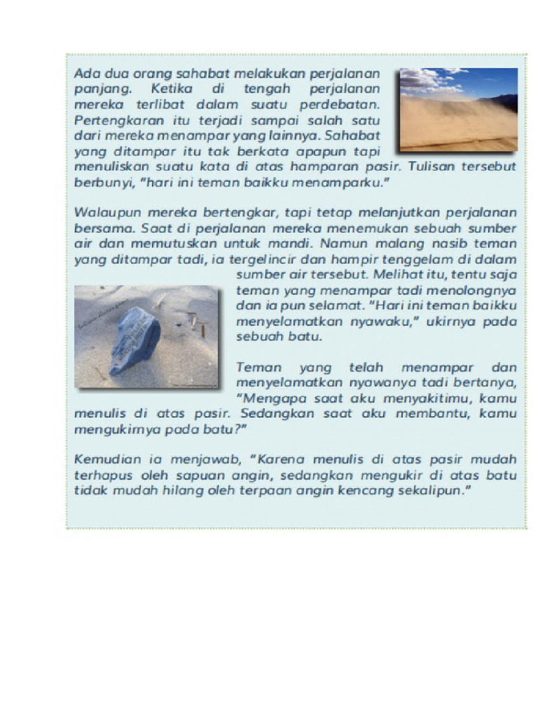 Memahami Bacaan Isi Bacaan | PDF