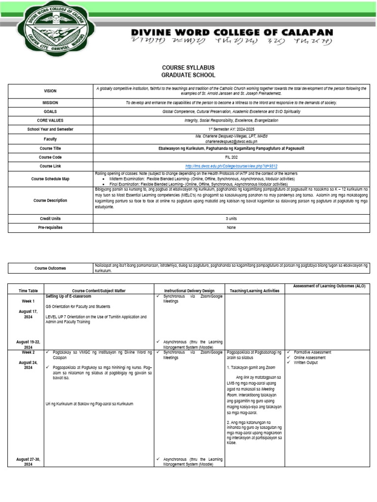 Major FIL 202 | PDF | Learning | Human Communication