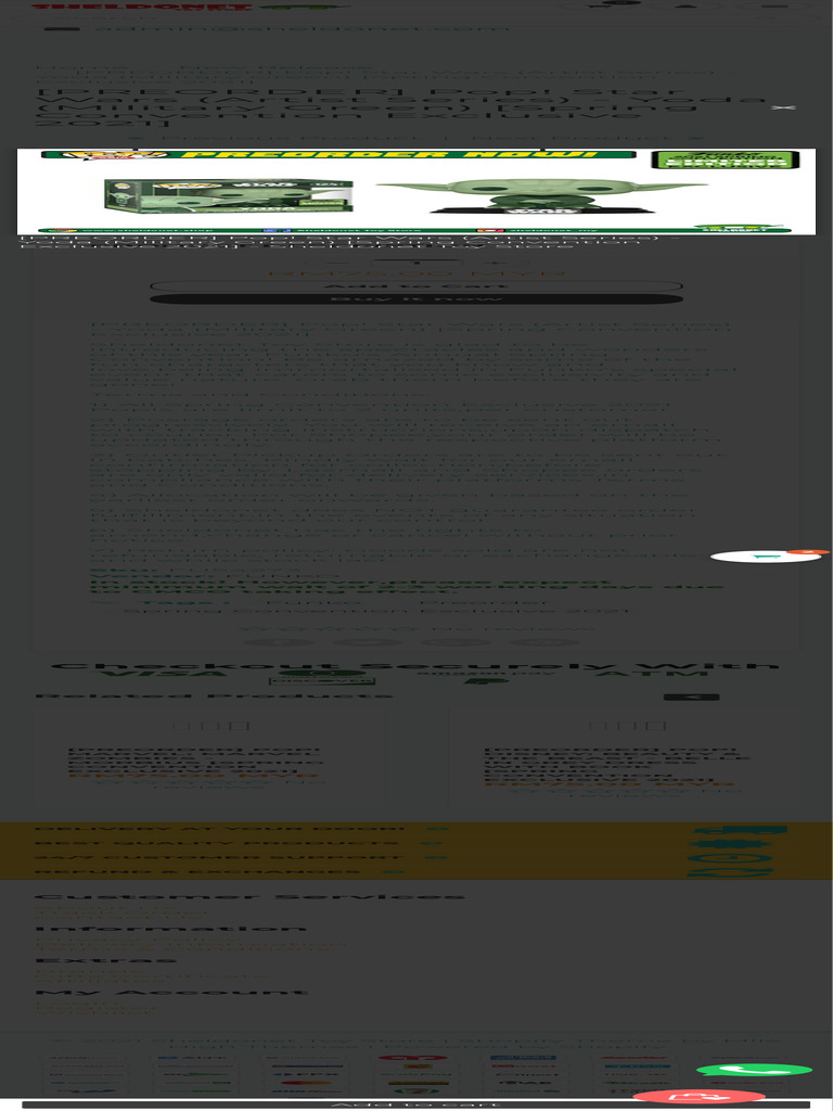 (PREORDER) Pop! Star Wars (Artist Series) - Yoda (Military Green) (SPR ...